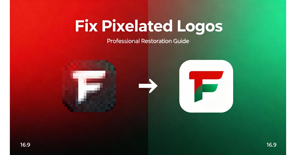 How to Fix Pixelated Logos: Complete Restoration Guide 2025 ...